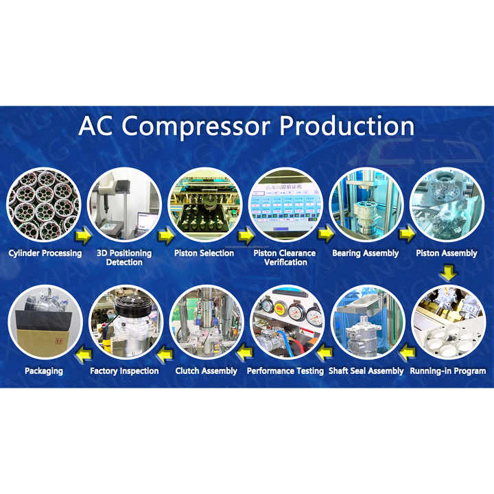 Chevrolet Spark Air Conditioner Compressor - Direct Replacement for ...