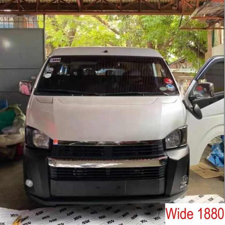 Hiace KDH200 Engine Hood Bonnet - Glass Fiber & Carbon Fiber