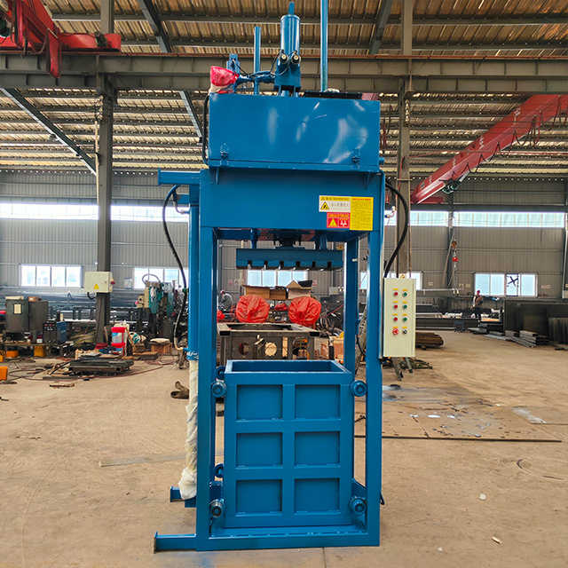 Hydraulic Cloth Bale Press Car PET Bottle Baler Machine