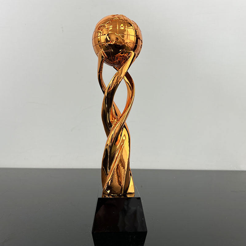 Custom Gold Silver Bronze Crystal Trophies - Wholesale