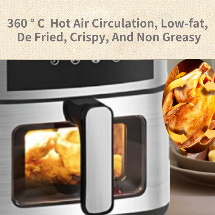 Smart Cooking with the 5L Oil Free Fryer - Hiking AF815DTW-B