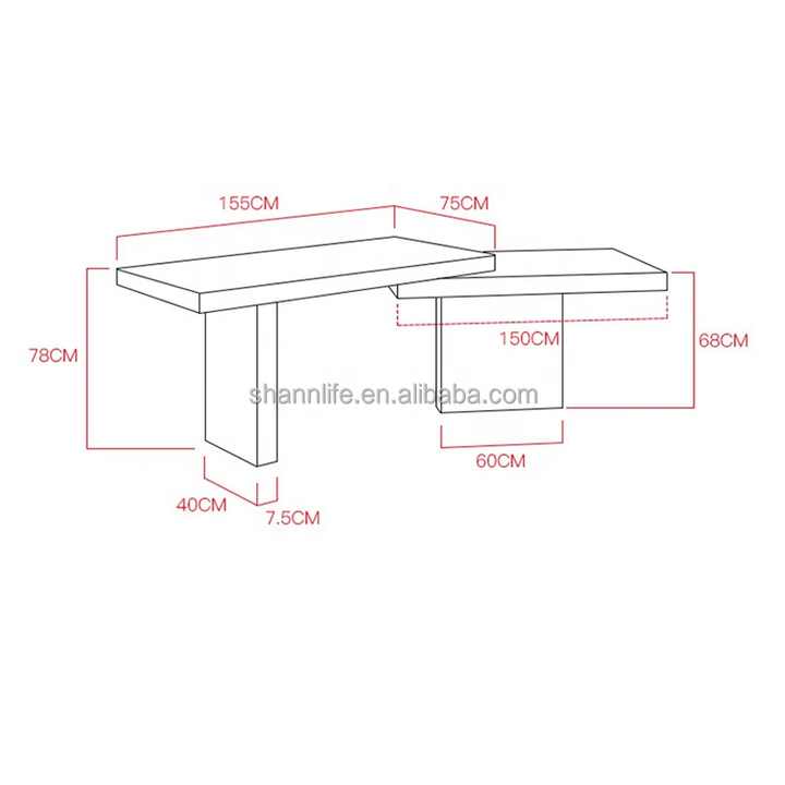 Boss Luxury Executive Modern Style Office Table Desk