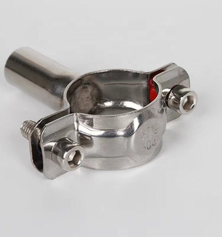 Stainless Steel 304 Pipe Hanger Sanitary Quick Pipe Clamp Pipe Support ...
