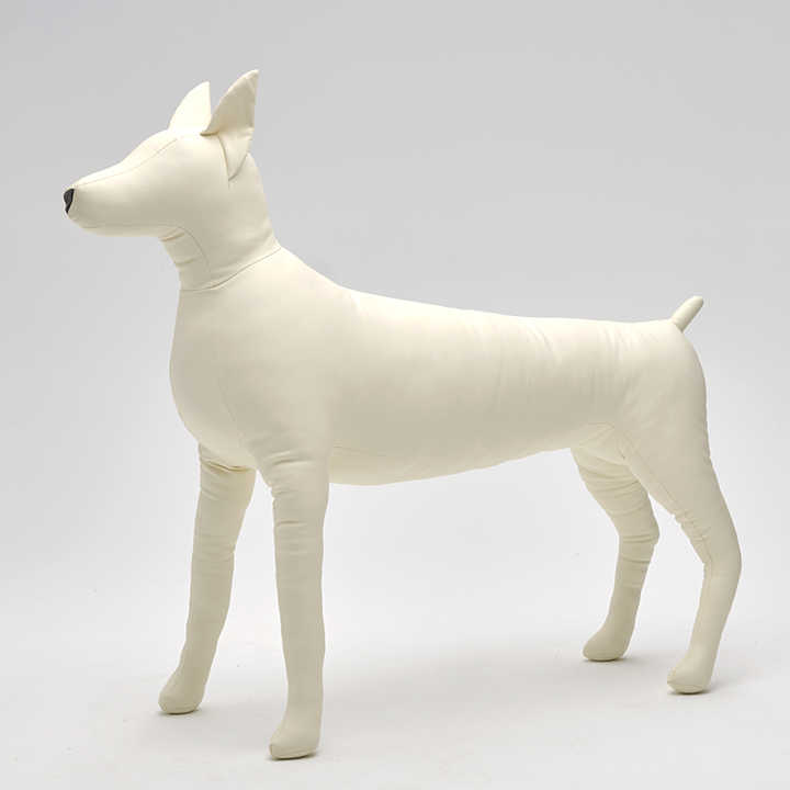 Fresh New Fabric Covered Dog Mannequins for Pet Store Display