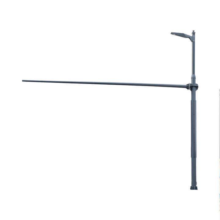 Traffic Pole Professional Custom Gray Municipal Street Light Pole for ...