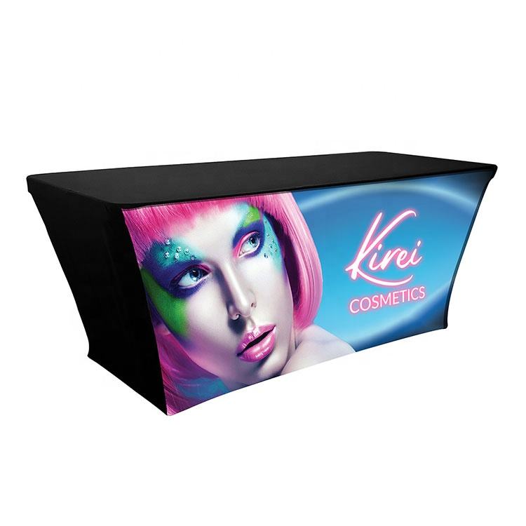 Promo Custom Tablecover Trade Show Exhibition Advertising Branded Logo ...