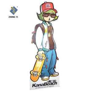 Custom Cardboard Cutout Human Shape Die Cut POP Advertising Corrugated ...