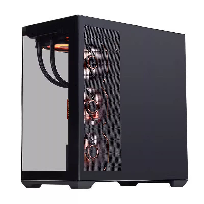 OEM Mid Tower PC Chassis Cabinet Computer Casing Full View Gaming ...