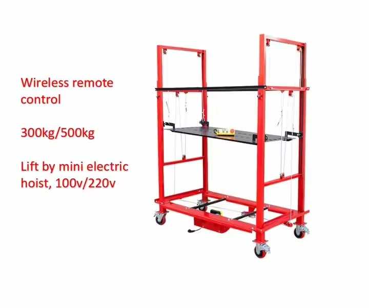 Hot Selling Load 500kg up 3 Meters Elevator Remote Control Mobile ...