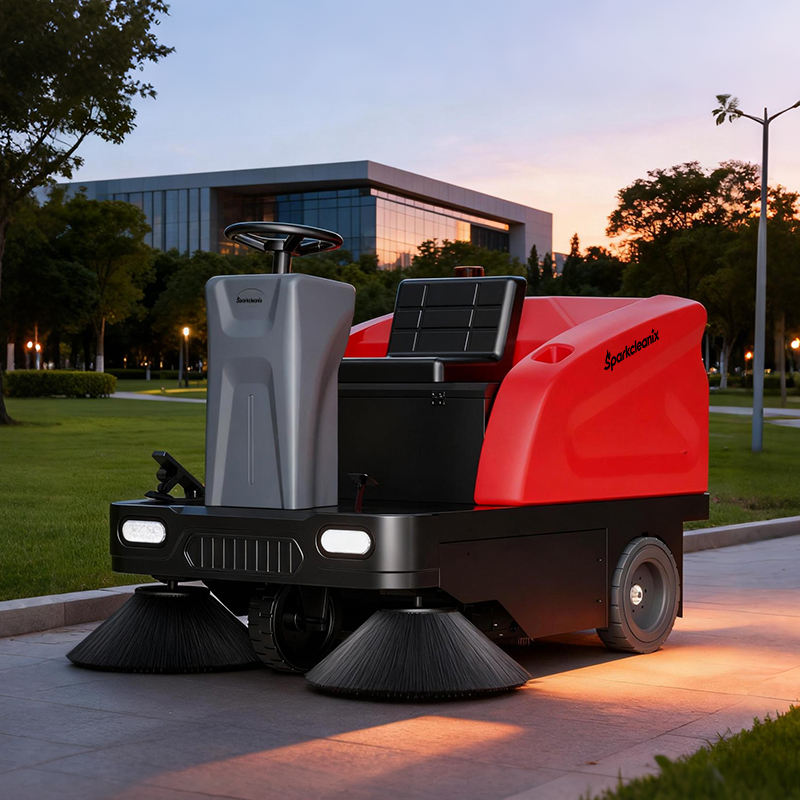 Large Capacity Floor Sweepers Street Sweeper Truck Electric Road ...
