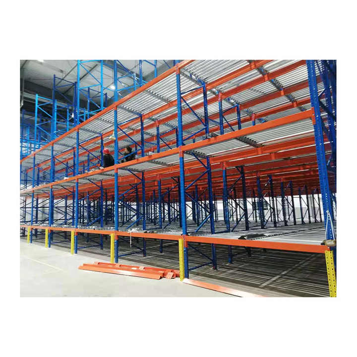 Gravity Roller Flow Pallet Rack System Steel Warehouse Storage ...