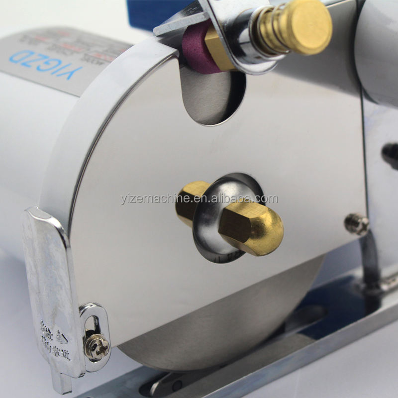 Electric round knife straight cut fabric cloth end rotary cutter price ...