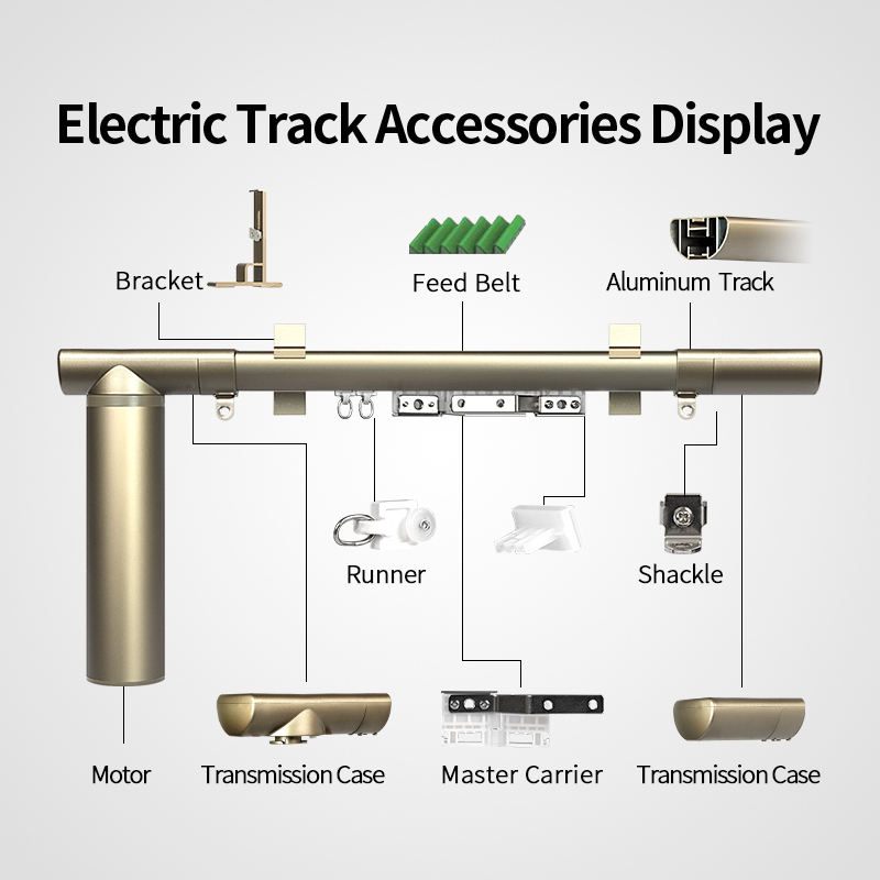 KYOK Champagne Tuya WiFi Motorized Curtain System - Smart Electric ...