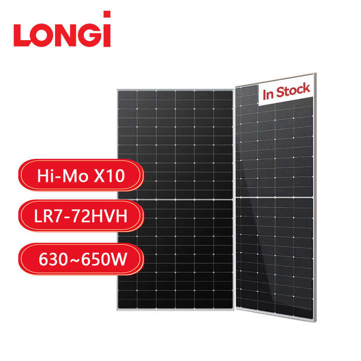 Longi Hi-MO X10 Explorer LR7-72HVH 630~650M a Grade Monocrystalline ...
