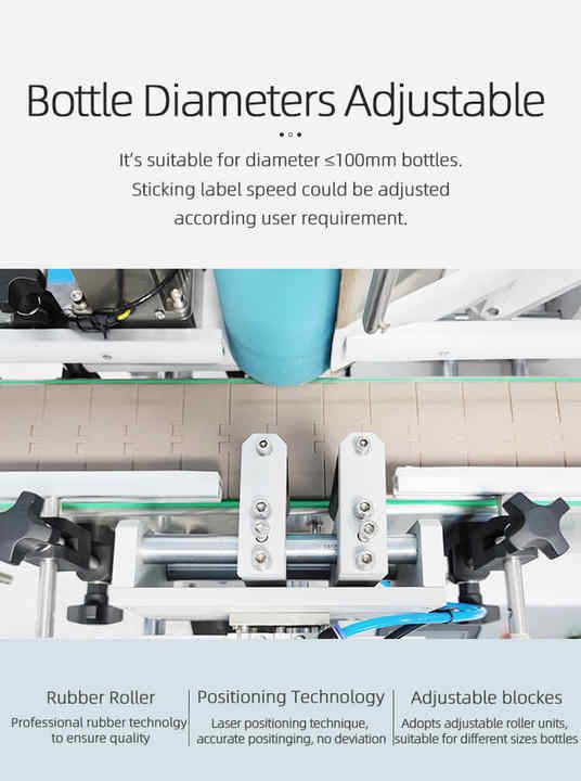 Conveyor Belt Labeling Machine Cosmetic Bottle Labeling Machine ...