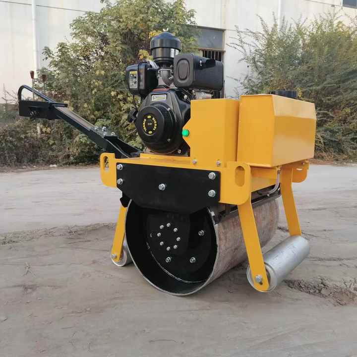 New 550KG Diesel Vibratory Roller Compactor Roller Walk Behind ...