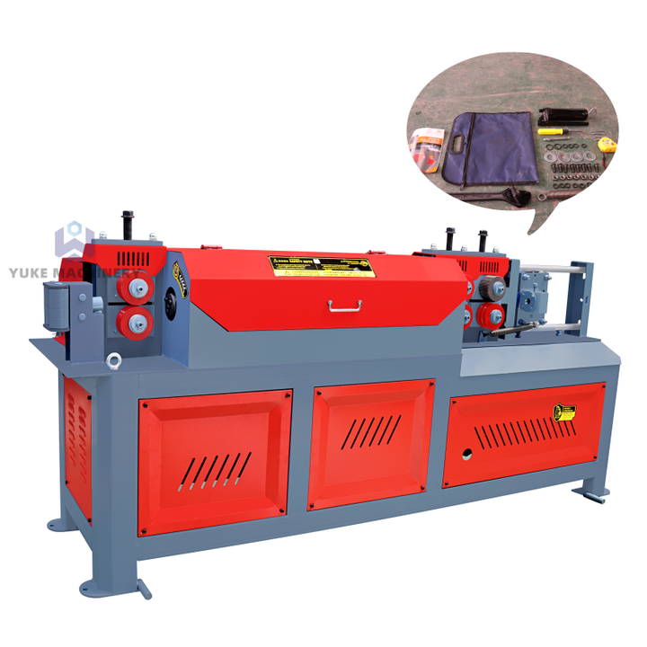Auto CNC Hydraulic Rebar Straightener Cutter 12mm Metal Rebar ...