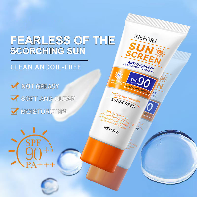 SPF 50 SPF 90 Prevent Sunburn Sunblock Body Sunscreen Cream Lotion ...