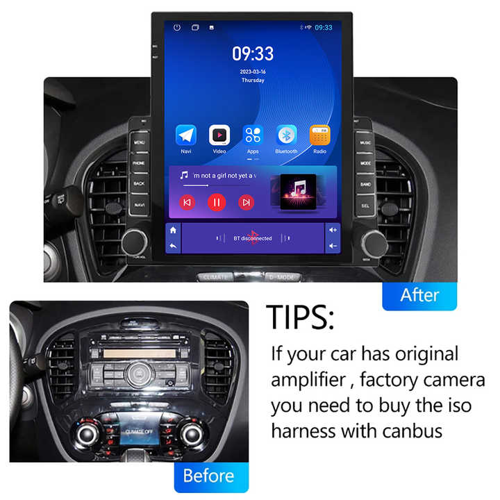 9.7'' Android Car Radio for Nissan Juke 2010-2014 - KWSUN