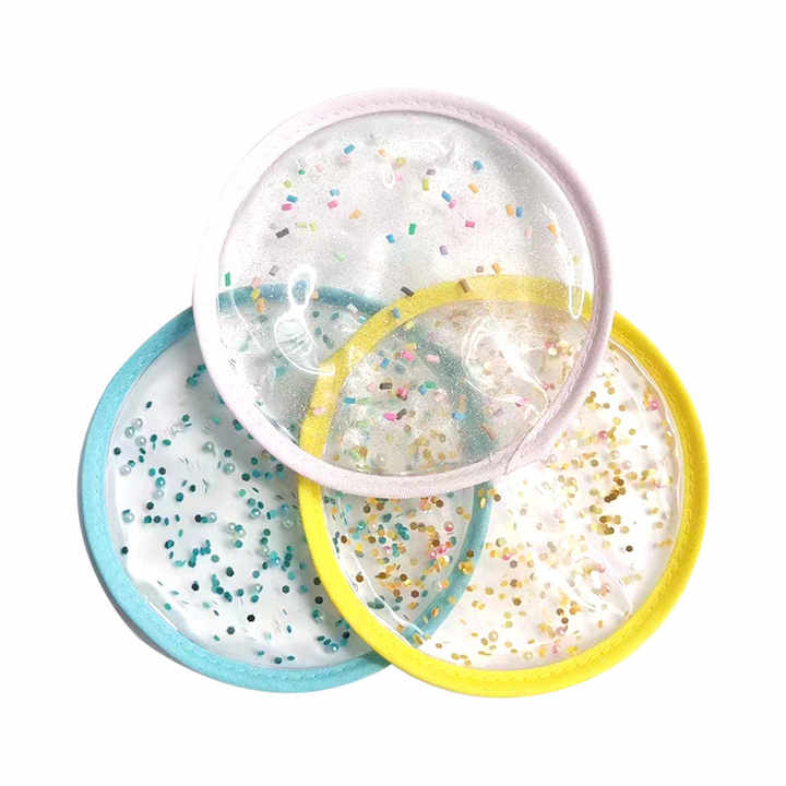 MOEN Customize Round Gel Bead Hot Cold Compress Pack Reusable Ice Packs ...