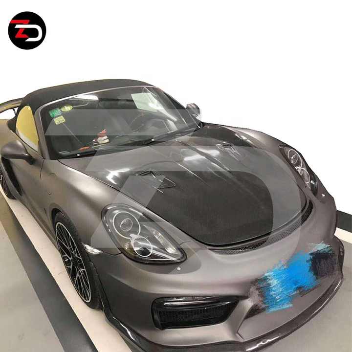 GT2 RS Style Body Kit for Boxster Cayman 981 with Carbon Fiber