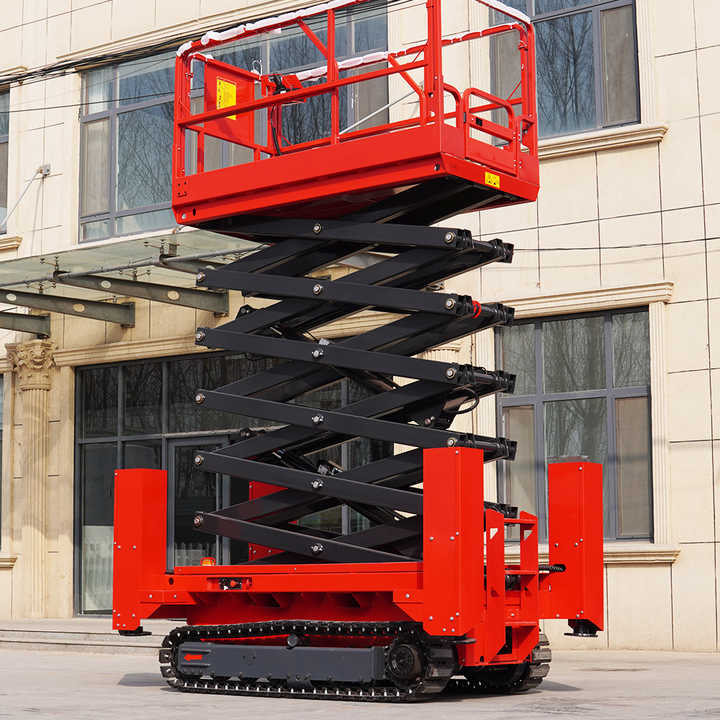 8-meter Hydraulic Scissor Lift 500kg Mobile Electric Mini Scissor Lift ...