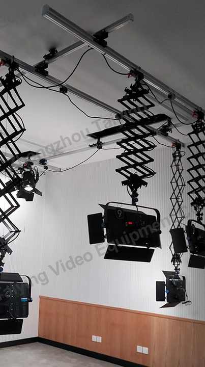 Customized Studio Lighting Ceiling Rail Track System with Pantograph ...