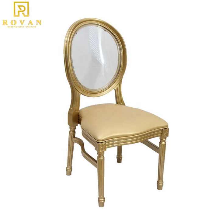 Modern Luxury Dining Chair French King Louis Chairs Gold Antique Hotel ...