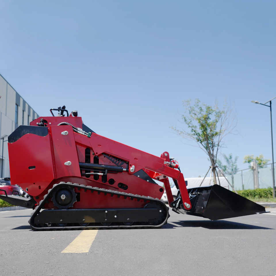 103kw Hydraulic All-Terrain Skid Steer Loaders Stand on Crawler Skid ...