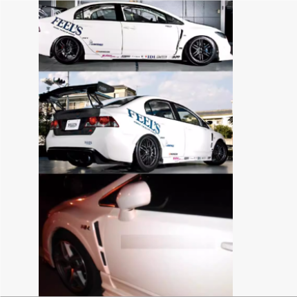 For FD2 for Civic Type R High Quality Perforated Fender ABS Front and ...