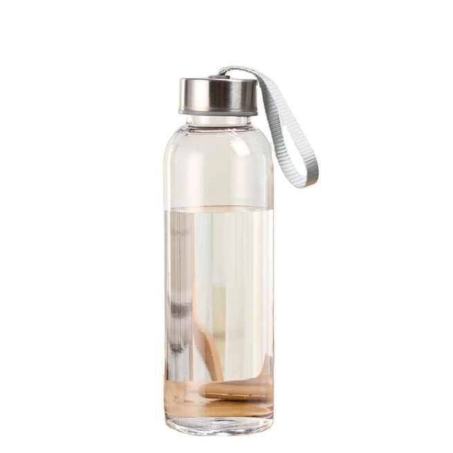 Customized Logo 300ml 420ml 500ml Clear Empty Glass Water Bottles ...