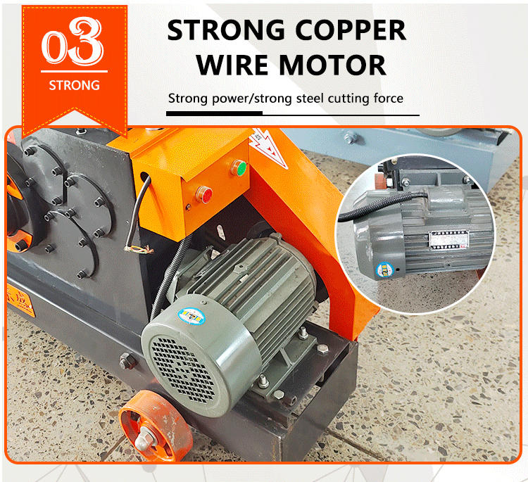 China factory electric automatic steel bar cutting machine steel bar ...