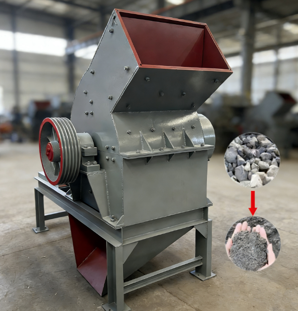 Small Movable Hammer Crusher Machine Diesel Hammer Crusher Rock ...