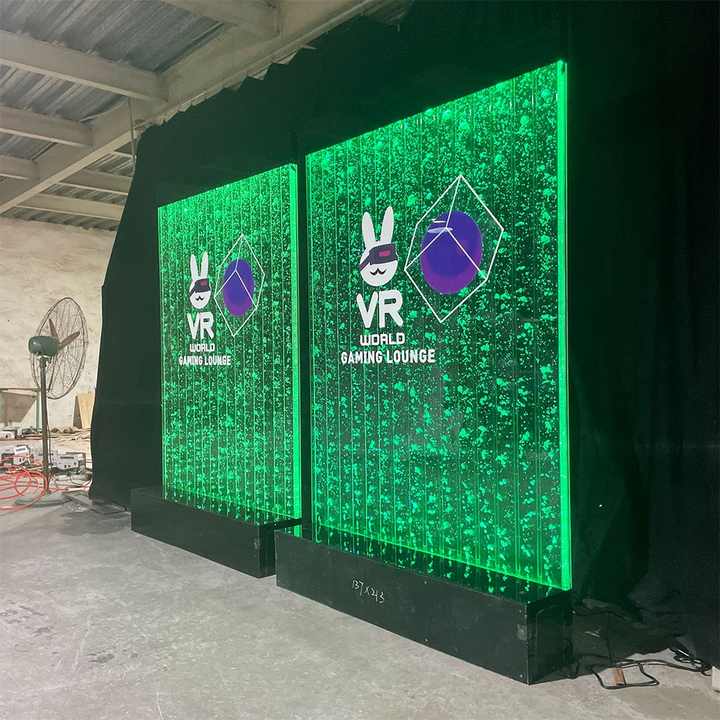 Modern Acrylic Spa and Salon Decor - Bubble Wall Water Panel