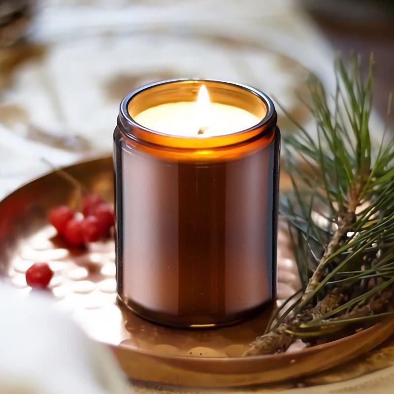 Empty Lidded Glass Jars Scented Candles Available in 3.5/5.5/8/18oz for ...
