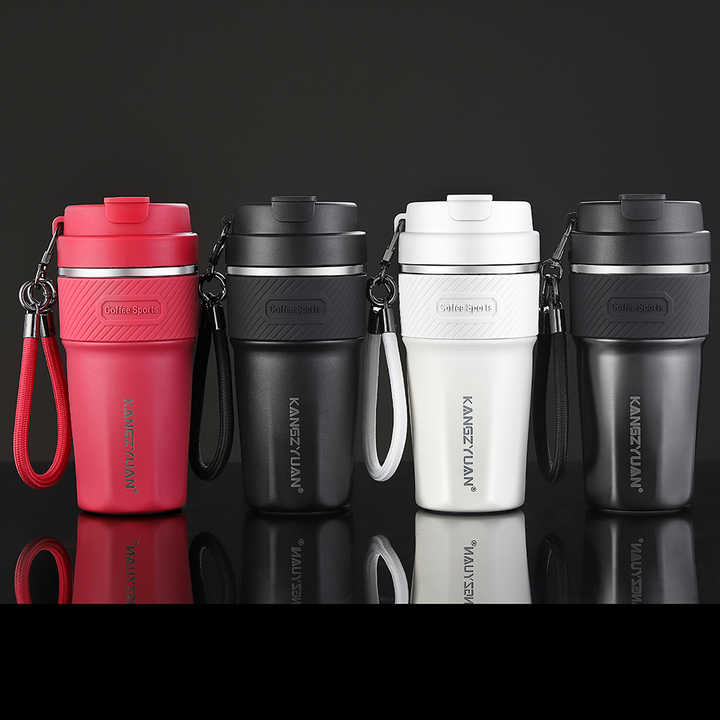 Custom 316 Stainless Steel Double Wall Insulated Coffee Cups Office Outdoor Travel Vacuum Coffee ...