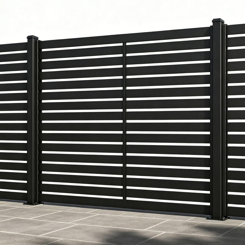 Customization Heavy Duty Aluminum Security Privacy Fence Panels 6 Feet ...