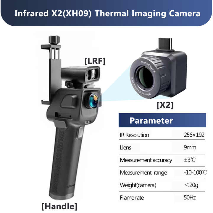 Infiray X2 Infrared Thermal Imager - Night Vision for Hunting
