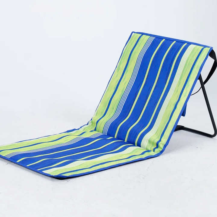 Beach Mat Recling Sunbed Sun Lounger Easy To Carry Folding Chair ...