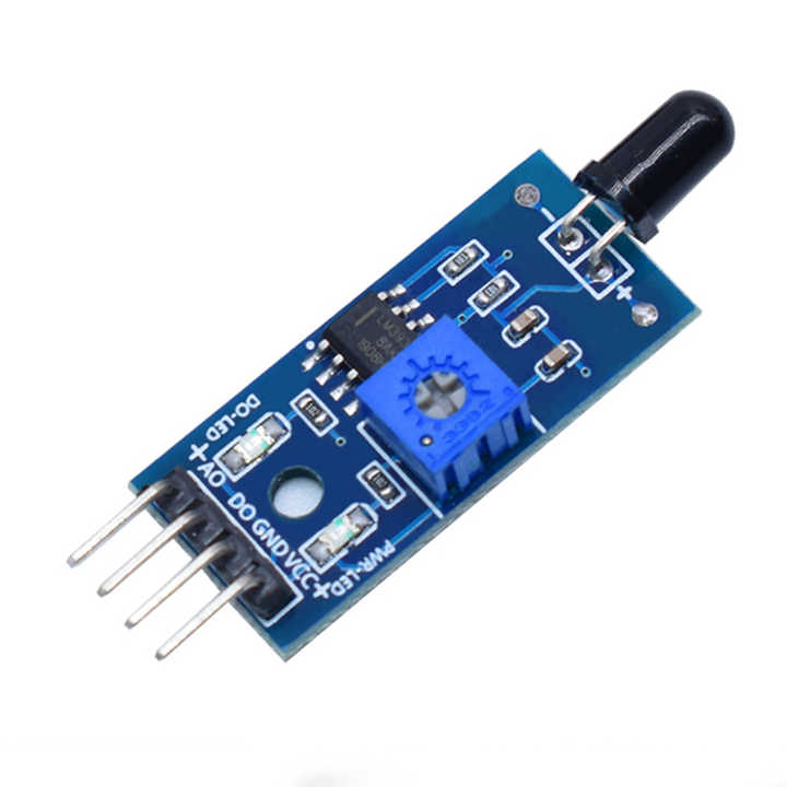 IR Infrared 4 Wire Flame Detection Sensor Module IR Flame Sensor Module ...
