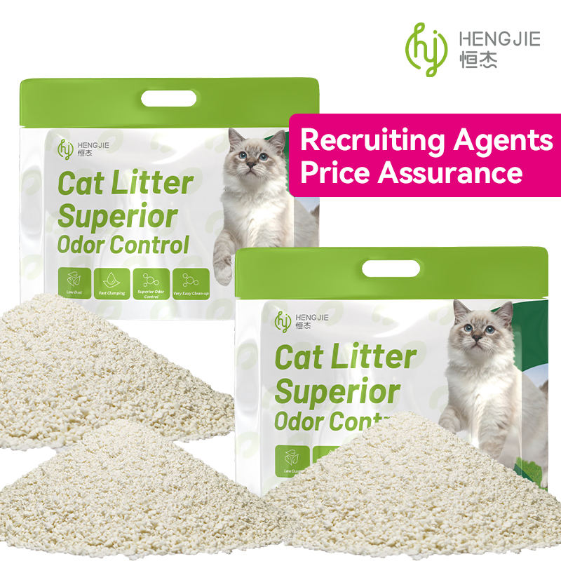 Hengjie Plant-Based Clumping Formula Biodegradable Cassava Cat Litter 2 ...