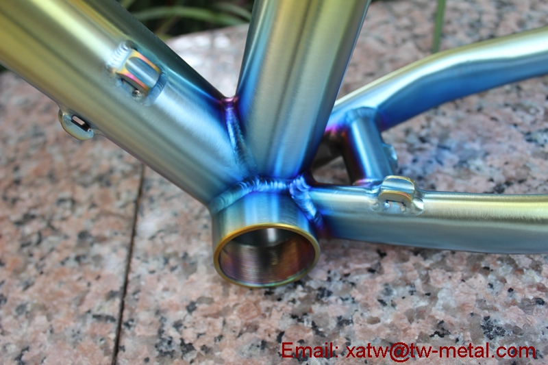 Titanium Hardtail Bike Frame Rainbow Manufacturers, Factory ...