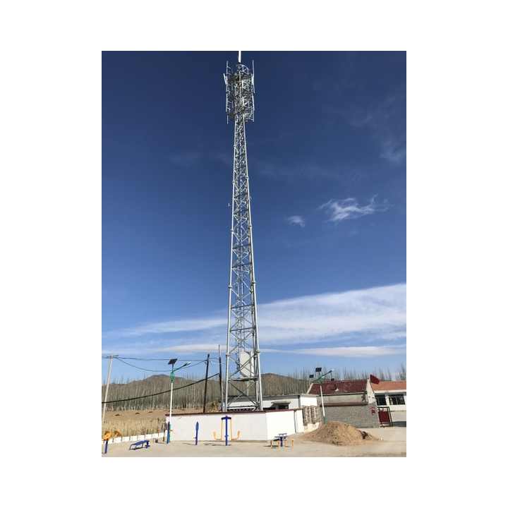 5g Cell Base Station Tower Galvanized Steel Telecom Tower for ...