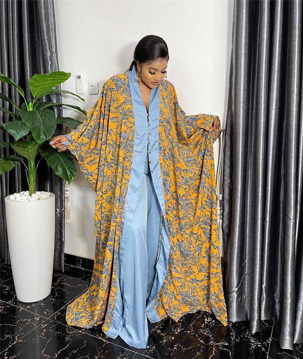 Free Gown Styles - Ankara Material A-Line Maxi Dress