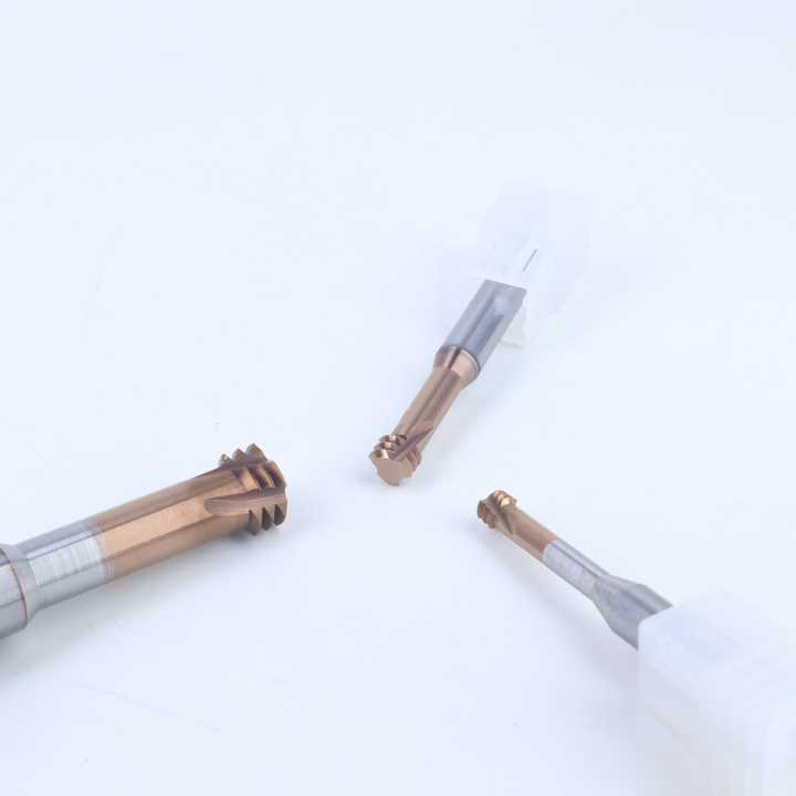 Carbide End Mill Cutters Three Tooth Metric Thread Milling Cutter ...