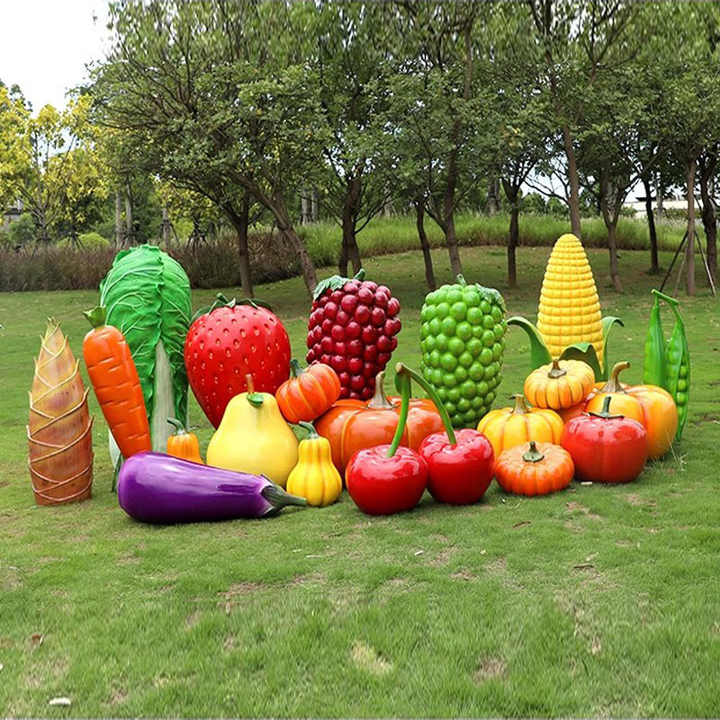 Fiberglass Statues Giant Fruits and Vegetables Custom Outdoor Large ...