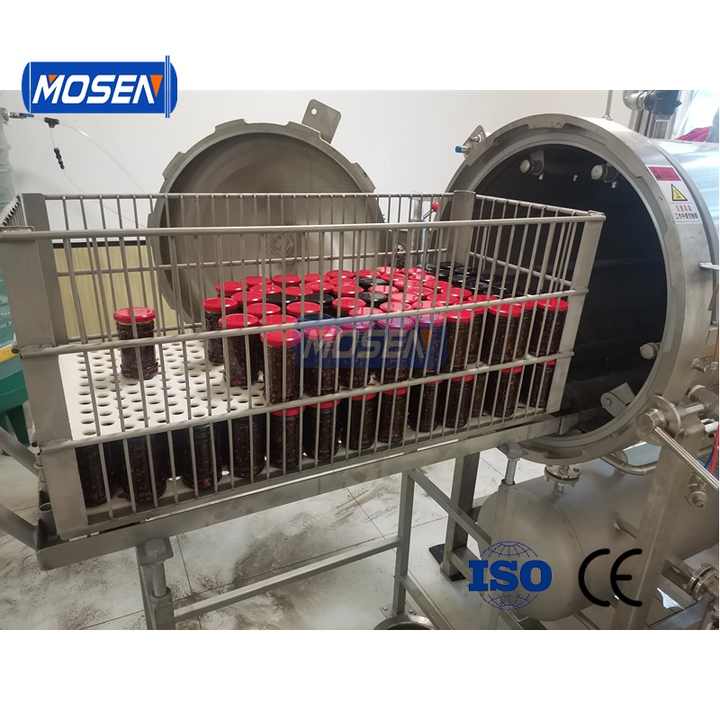304/316 Stainless Steel Spray Retort Machine for Bagged Jelly with Hot ...