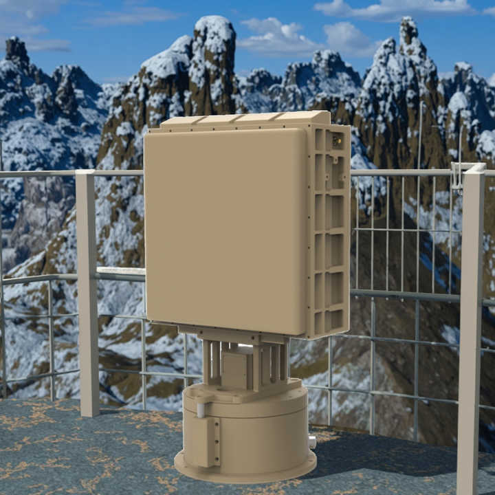 KS1-2X05 Low Altitude Radar Drone Detection Equipment 1000m Detect ...