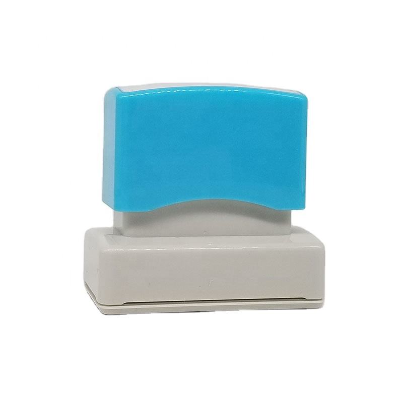 Double Foam Rubber Stamps - 4mm Pre-Inked Flash Office Stamps in Red ...