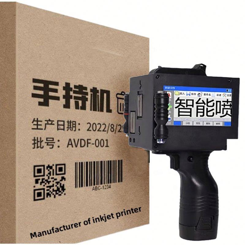 Low Price Batch Numbering Coding Machine Handheld Inkjet Printer with 4 ...